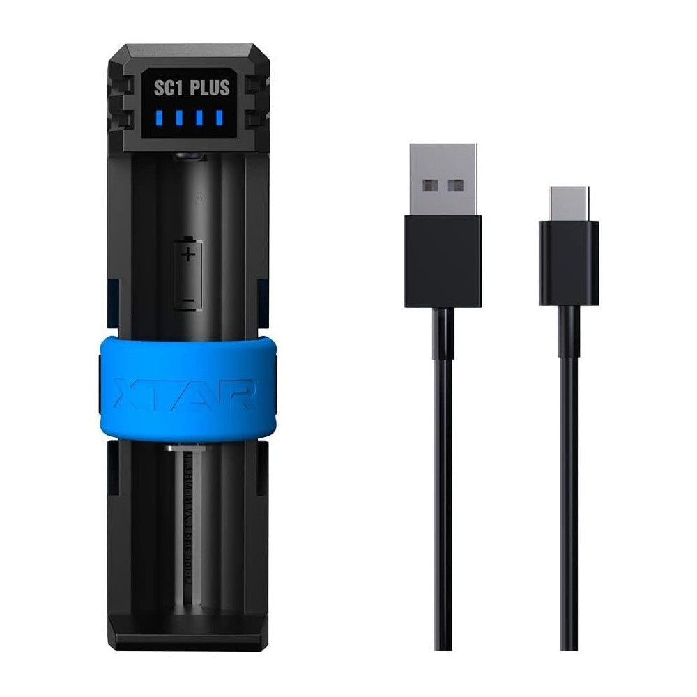 XTAR SC1 Plus Single Bay Battery Charger and Power Bank – Torch Depot